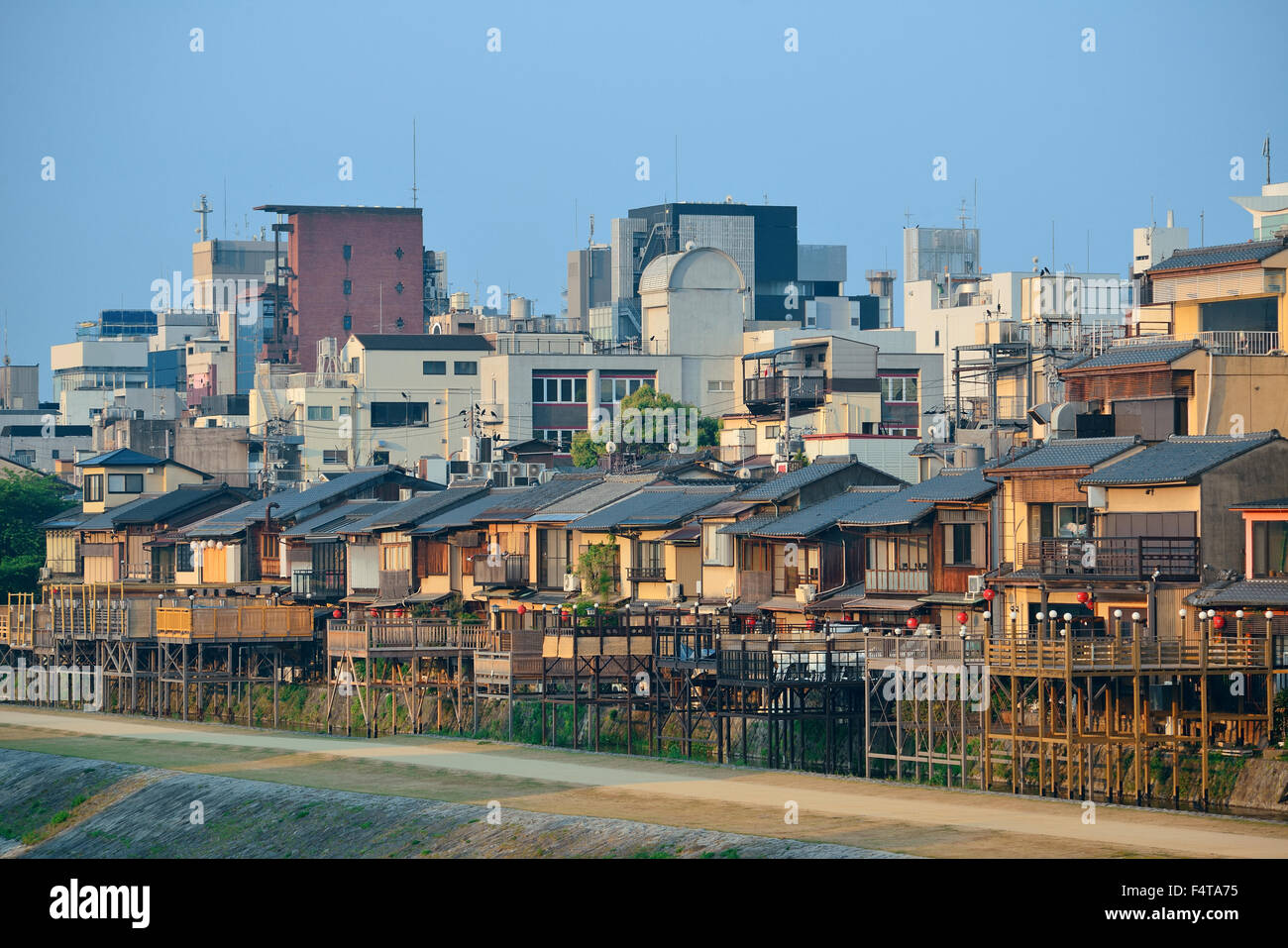 Kyoto urban architecture cityscape, Japan Stock Photo - Alamy