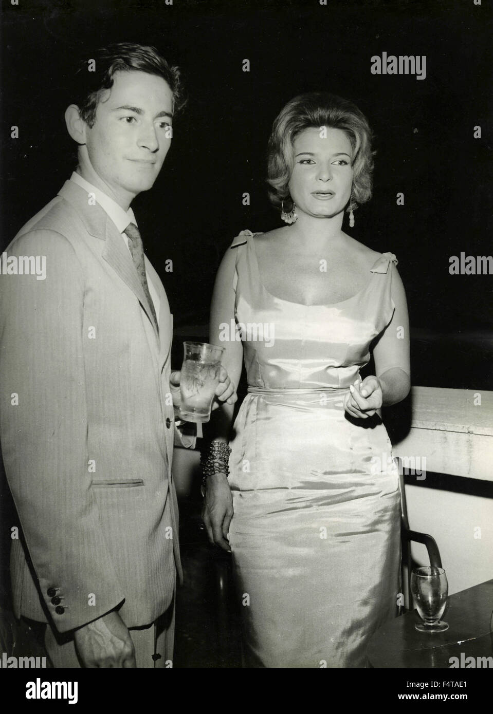 Personalities from the entertainment world at a reception Stock Photo ...