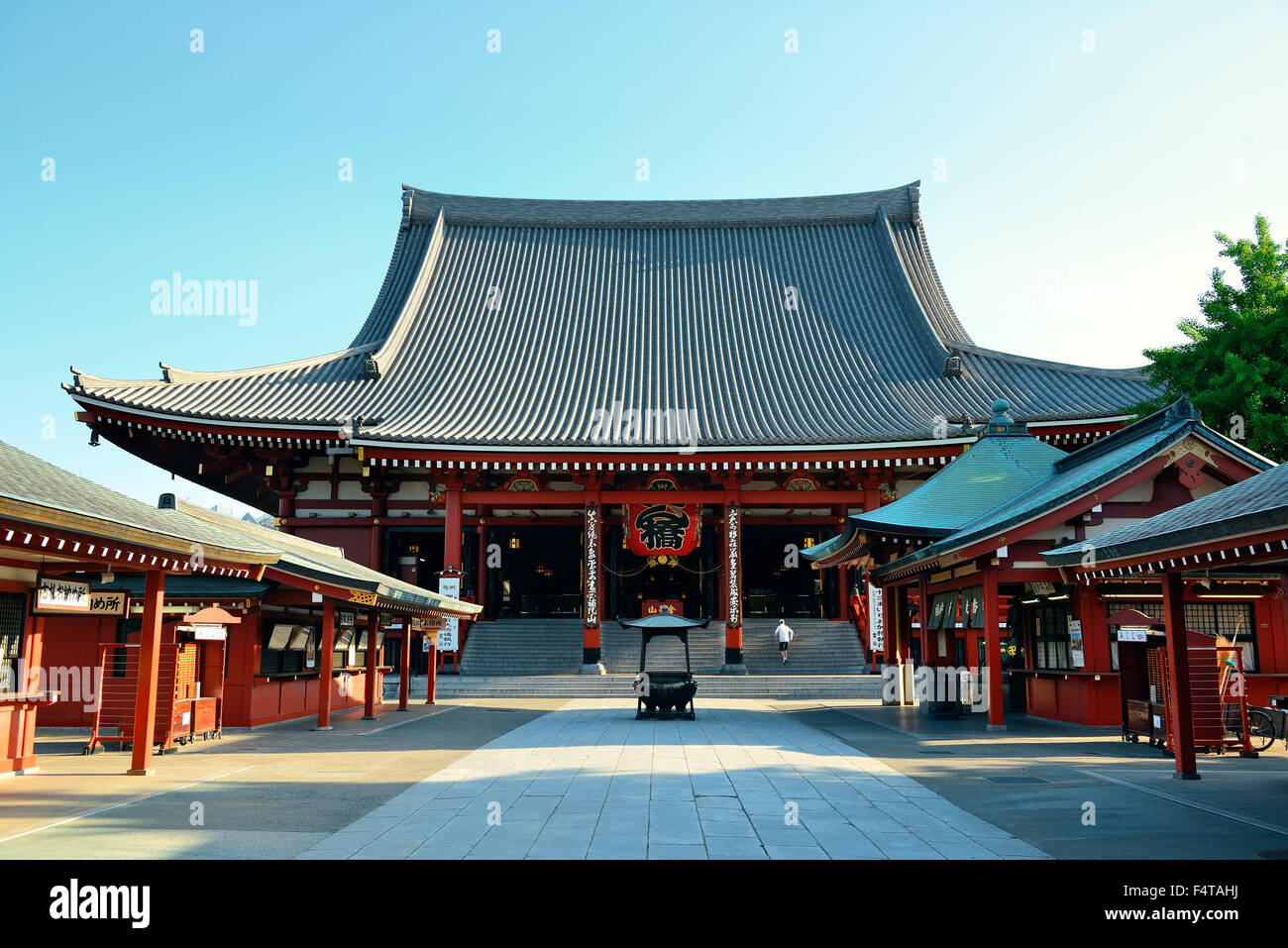 TOKYO, JAPAN - MAY 15: Historical architecture in temple on May 15 ...