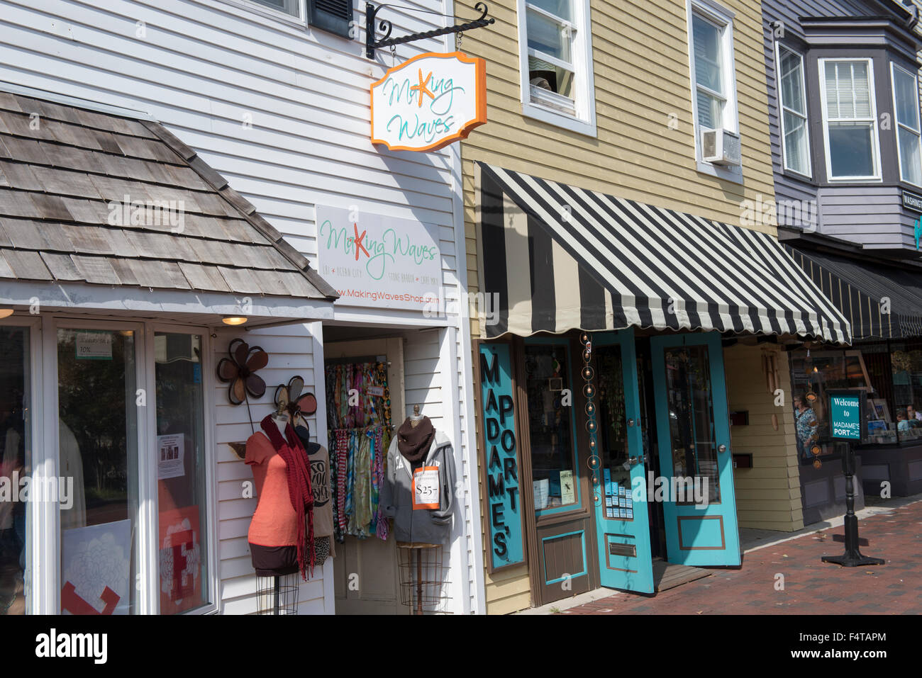 The Washington Street Mall in Cape May, New Jersey USA Stock Photo - Alamy