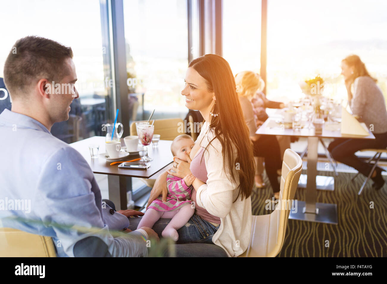 Woman Breastfeeding Her Baby High Resolution Stock Photography and ...