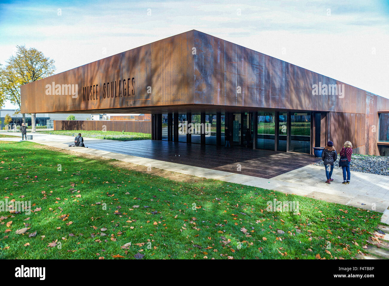 Soulages Museum in Rodez : RCR Architects Stock Photo - Alamy