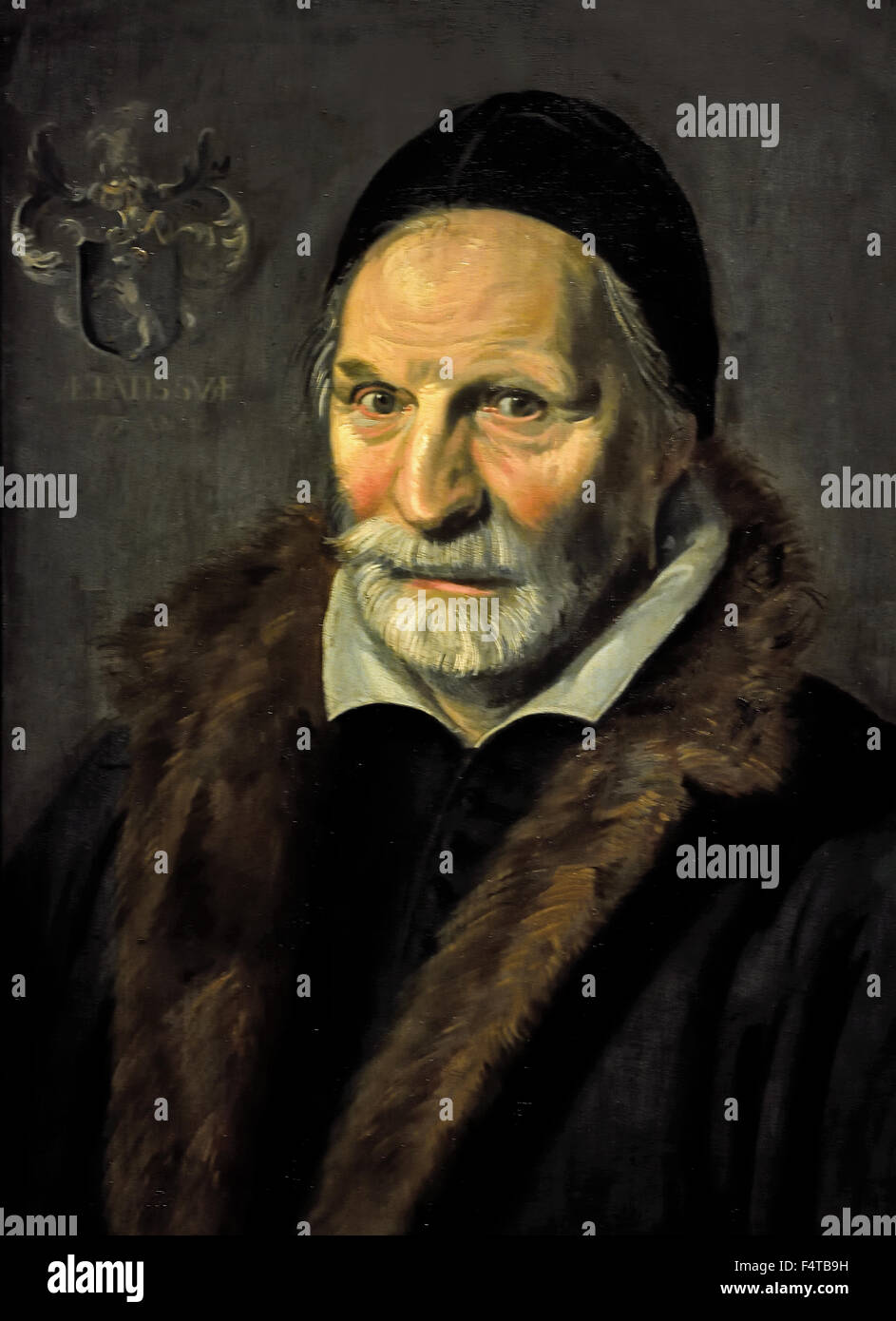Frans Hals 1582-1666 Jacobus Zaffius 1611 Museum Netherlands Stock ...