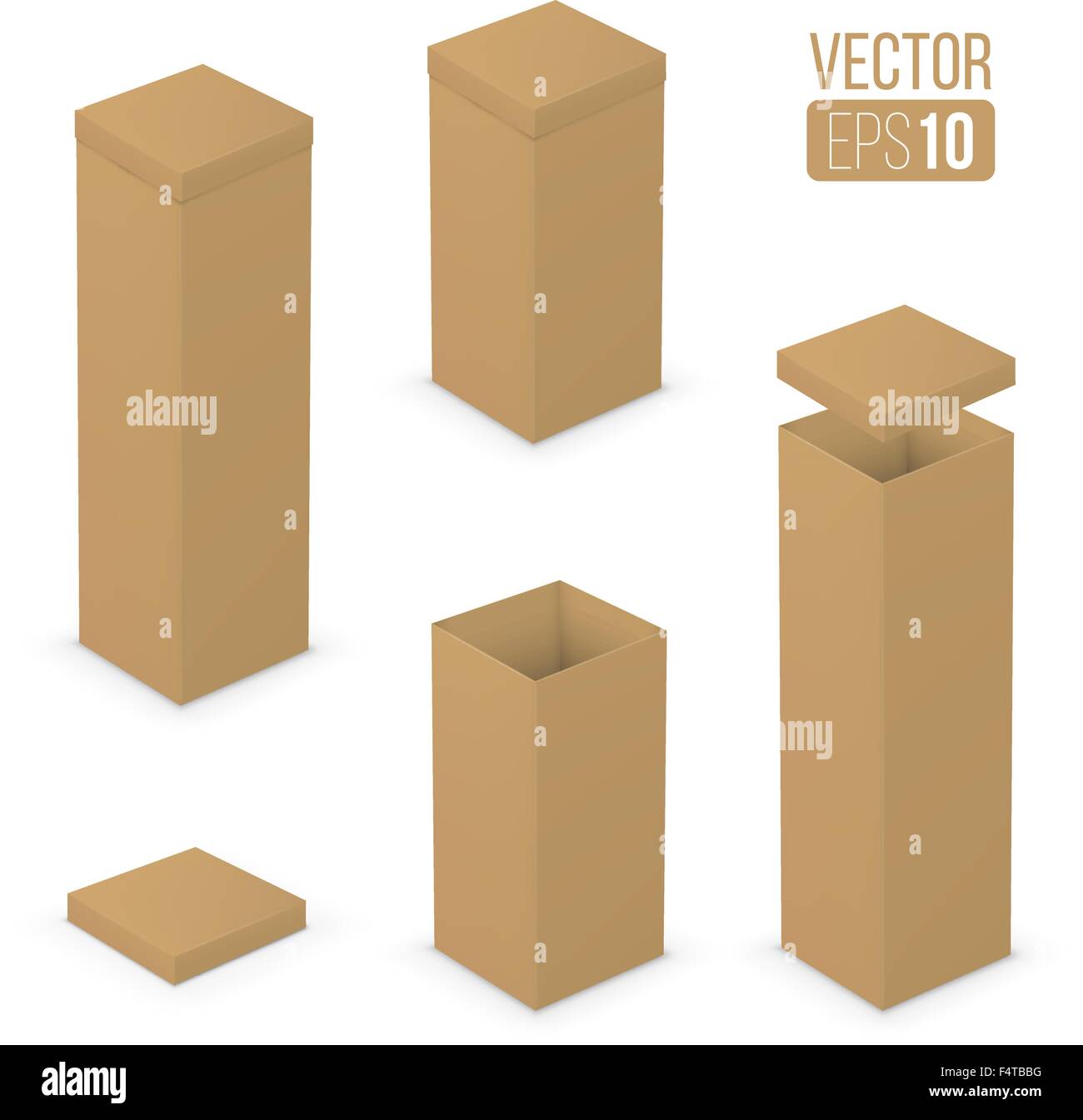 Tall boxes Stock Vector Images - Alamy