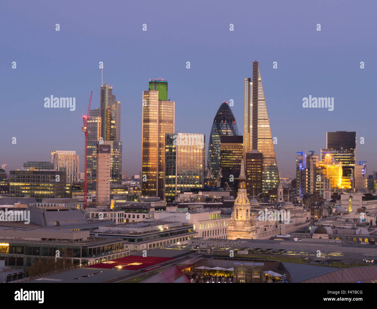 Europe, UK, England, London, City skyline from St Pauls Stock Photo - Alamy