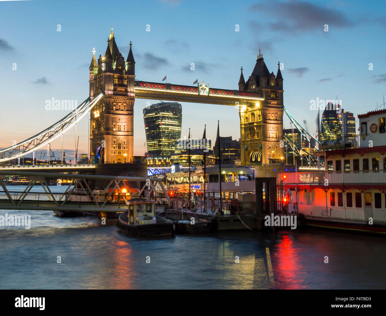 Europe, UK, England, London, Tower Bridge sunset Stock Photo - Alamy