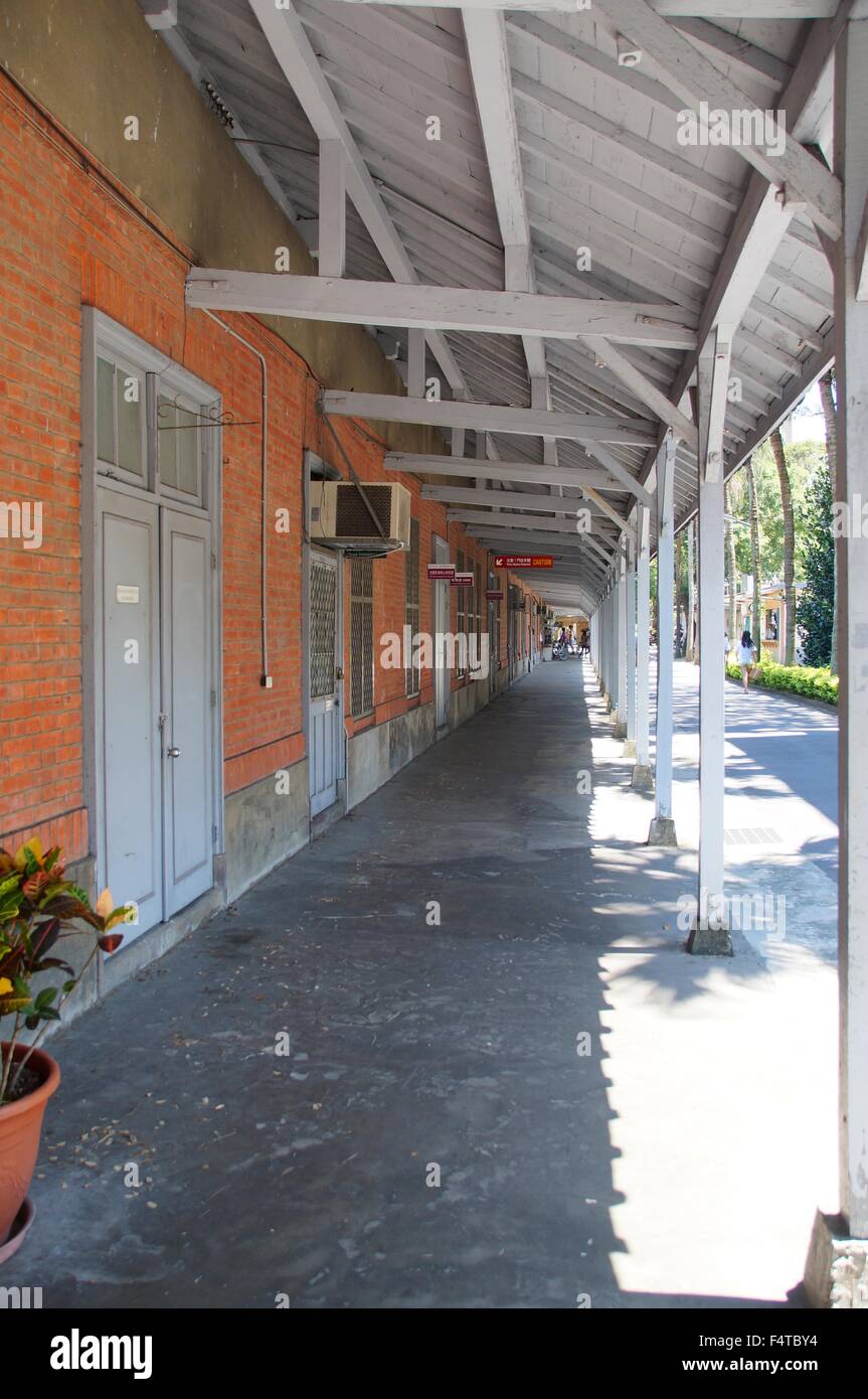 The portrait of university corridor in Taiwan Stock Photo - Alamy