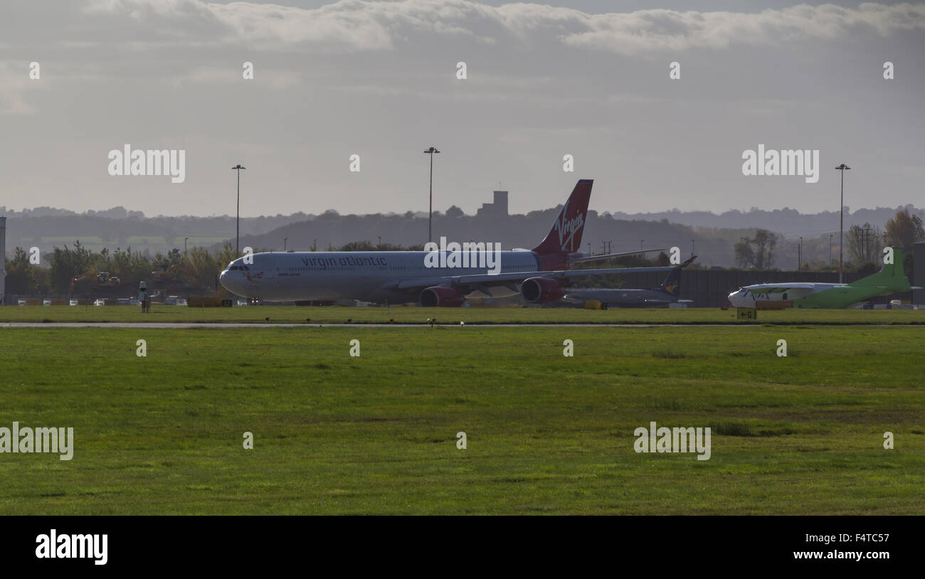 East Midlands Airport, UK. 22nd October, 2015. Virgin Atlantic's ...