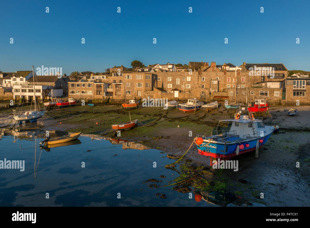 Hugh Town harbour. St Mary's. Isles Of Scilly. Cornwall. England. UK ...