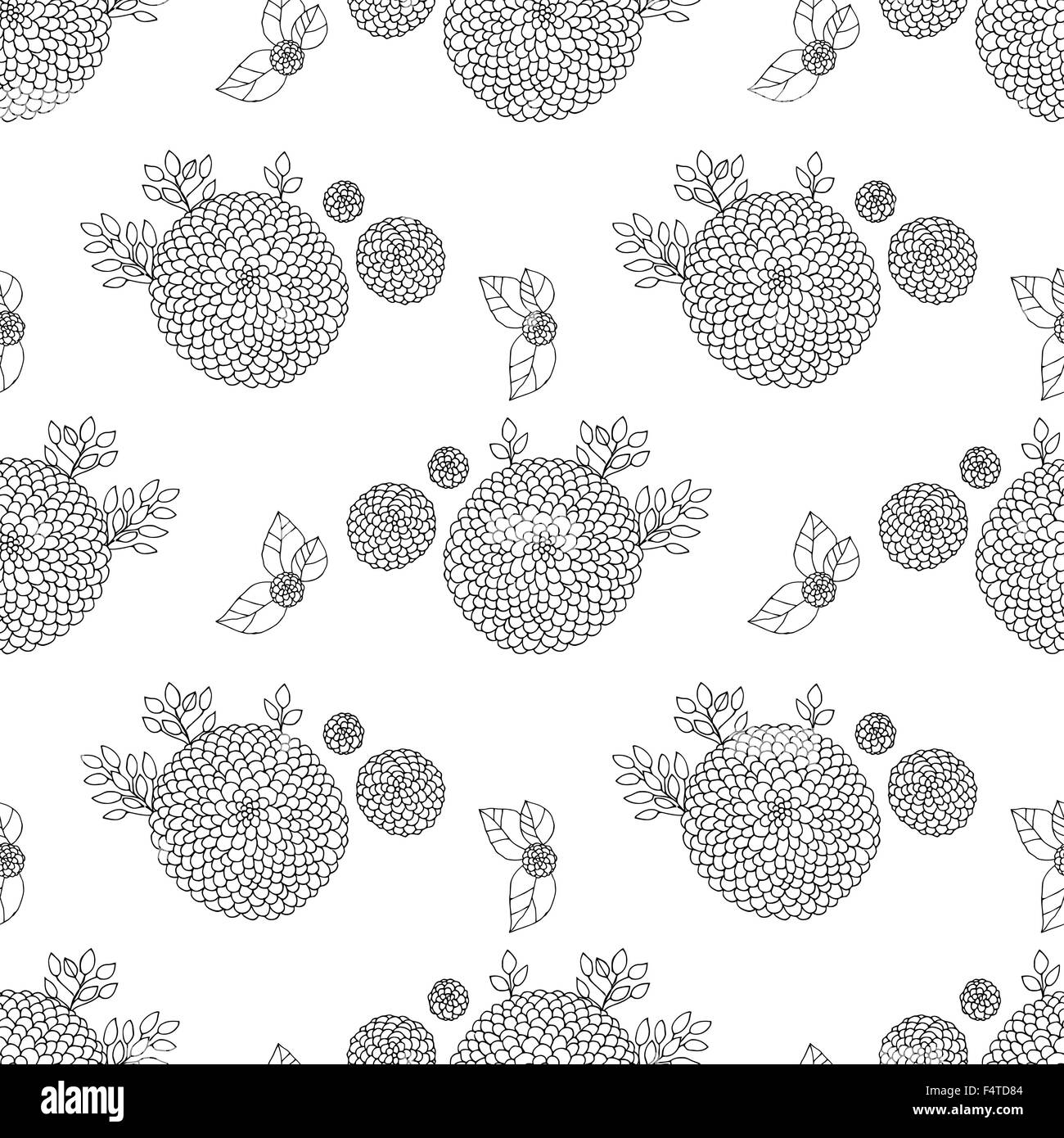 Seamless texture with asters Stock Vector Image & Art - Alamy