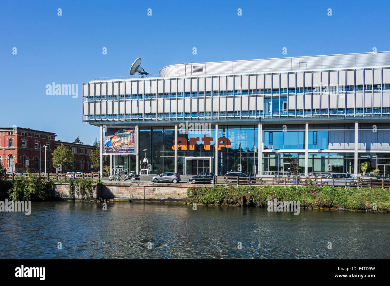 Entrance of the The Arte building, Franco-German TV network and ...