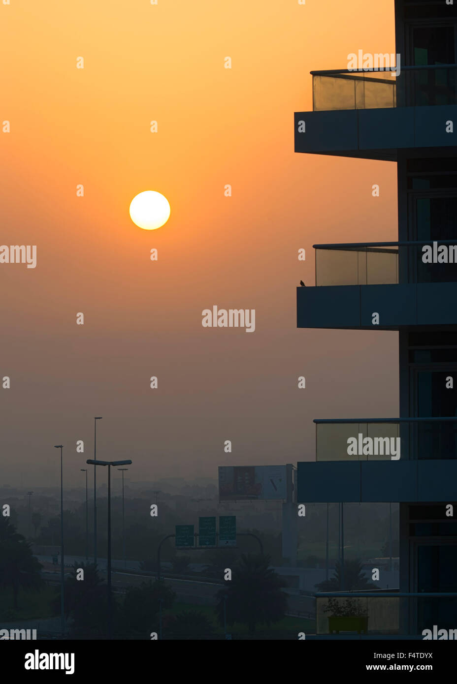 Sunrise in Dubai Marina, UAE Stock Photo - Alamy