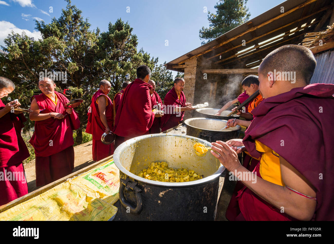 Monk climbing hi-res stock photography and images - Alamy