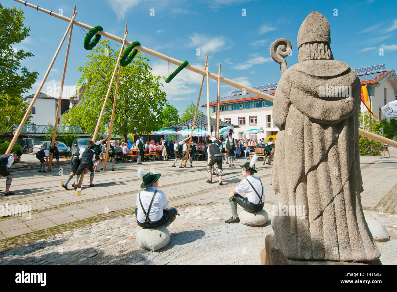 Bavaria, Germany, Upper Bavaria, custom, tradition, Teisendorf ...