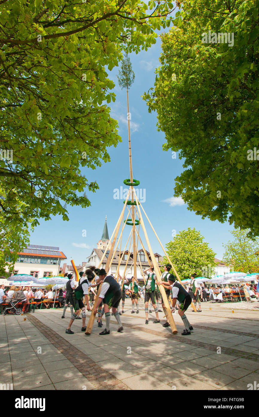 Bavaria, Germany, Upper Bavaria, custom, tradition, Teisendorf ...