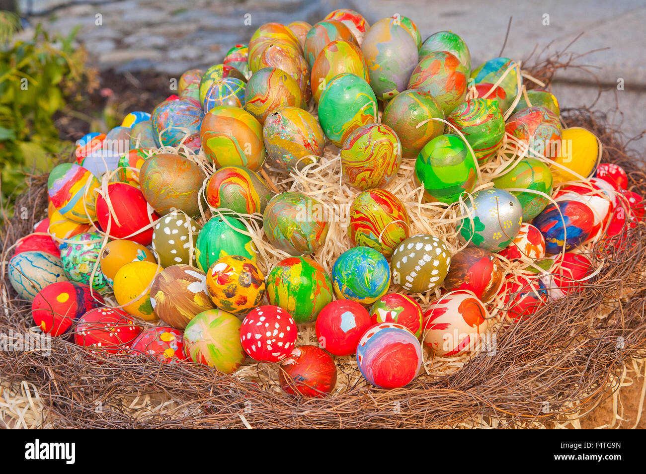 Bavaria, Germany, Easter market, custom, customs, tradition, art ...