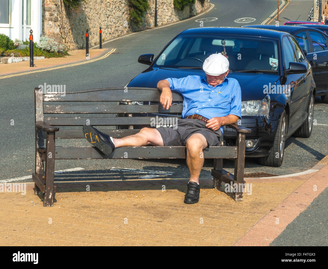 Sleeping cap old man hi-res stock photography and images - Alamy