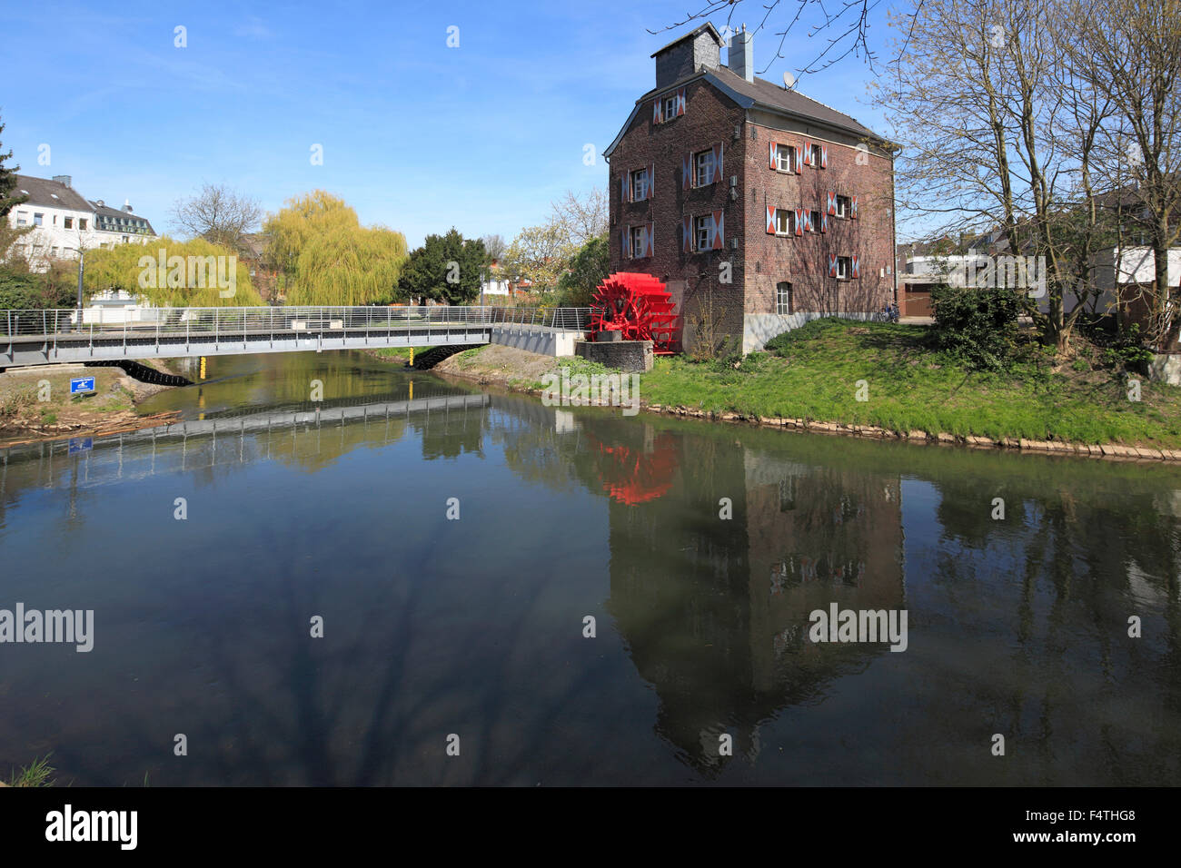 Germany, Europe, North Rhine-Westphalia, Goch, Susmühle, Niers ...