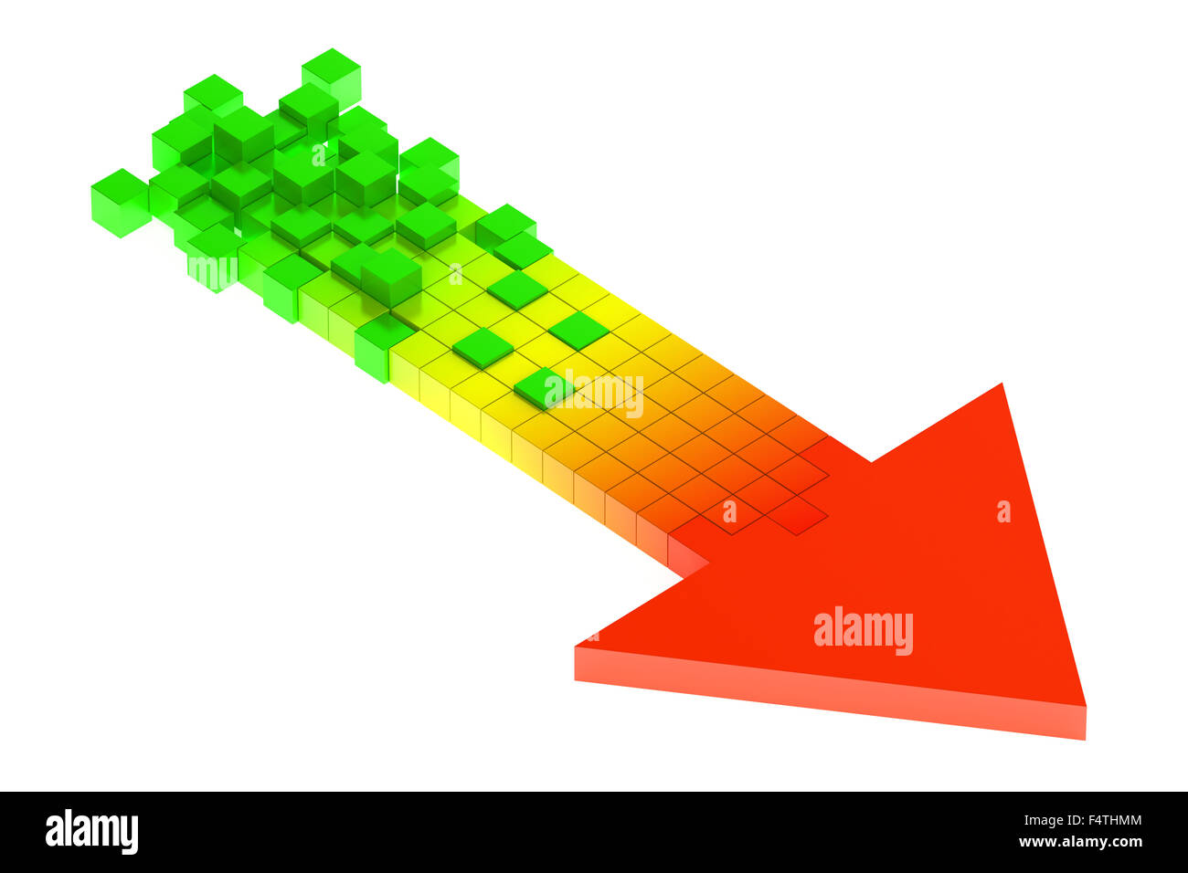 Business and strategy concept isolated on white background Stock Photo ...