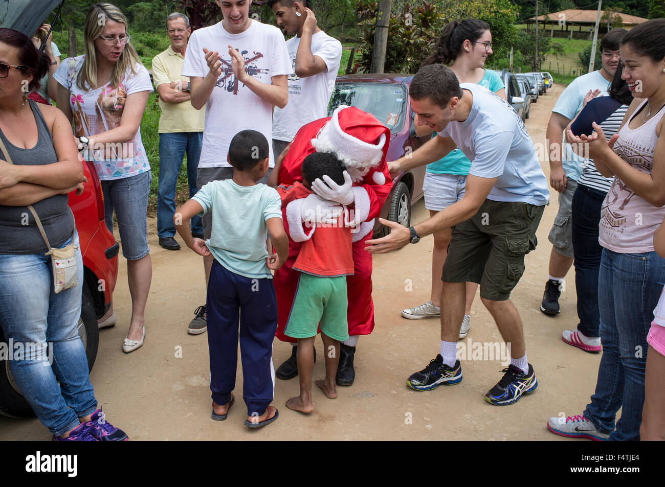 Man dresses up as Santa Claus for visiting poor districts and ...