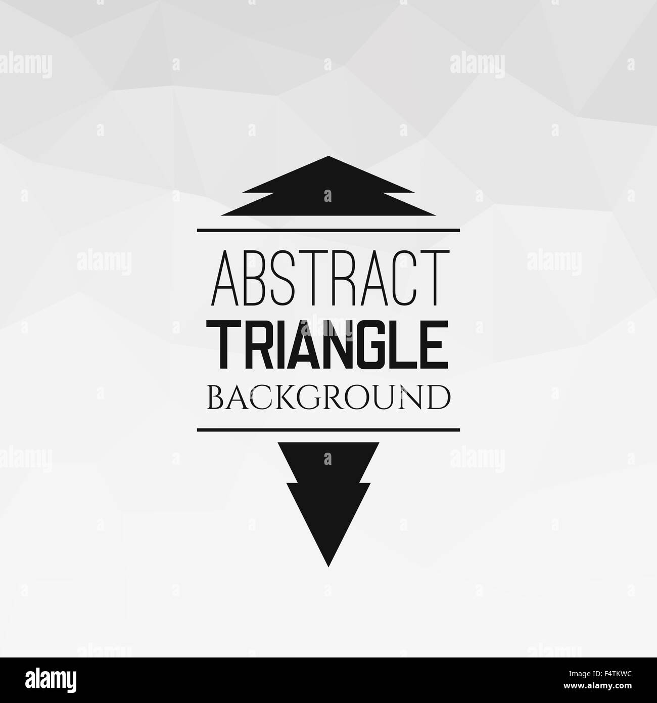 Abstract white triangle pattern Stock Vector Image & Art - Alamy