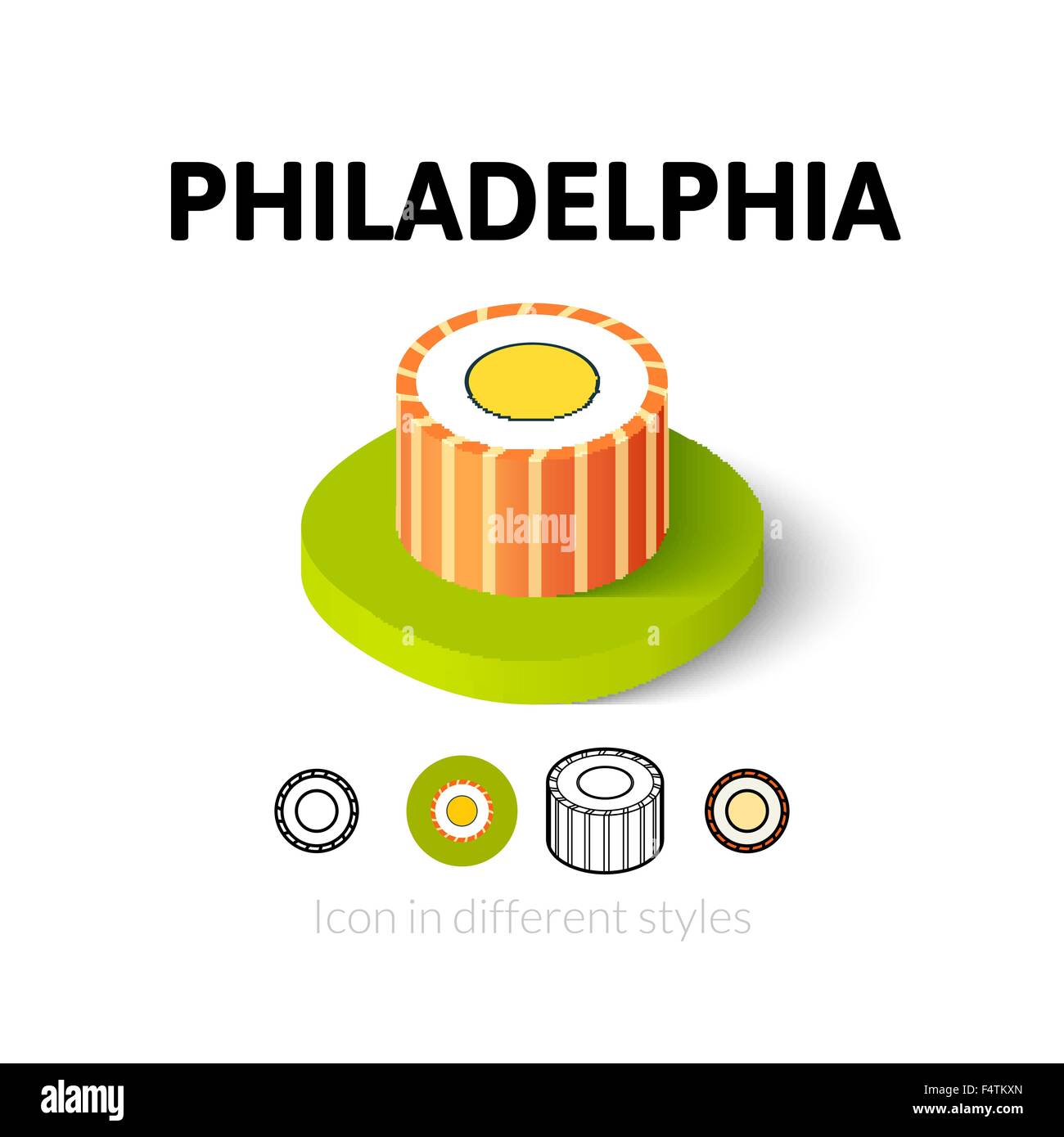 Philadelphia icon Stock Vector Images - Alamy