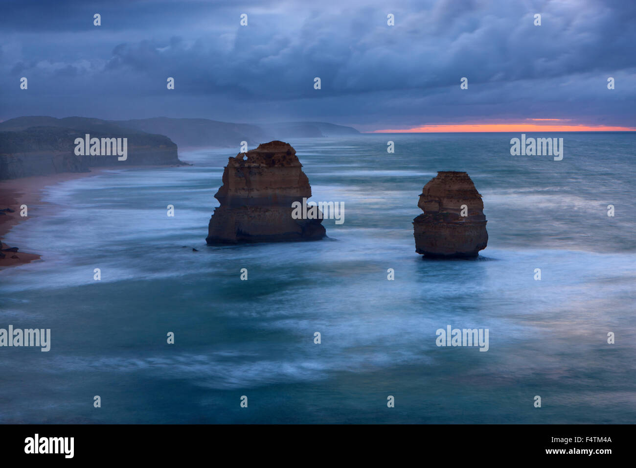 Gibson Step Beach, Australia, Victoria, port Campbell, national park ...