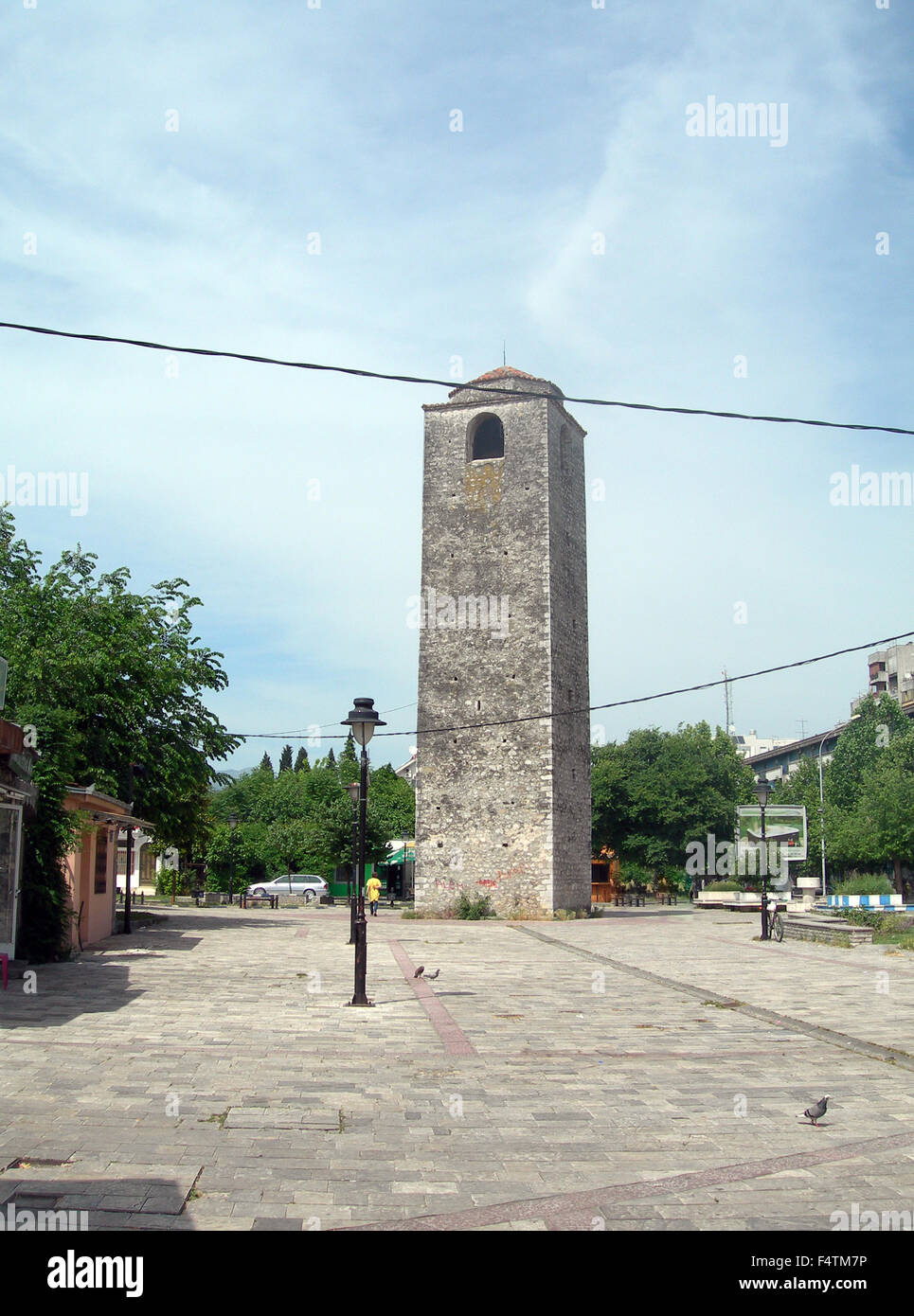 Sahat Kula The Clock Tower 17th century historic building Old Turkish ...