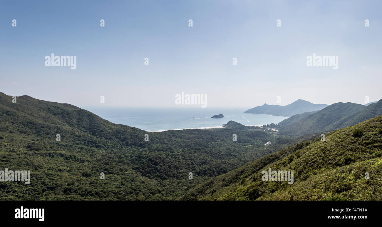 Hiking in New Territories, Hong Kong, via Sharp Peak, Ham Tim Beach and ...