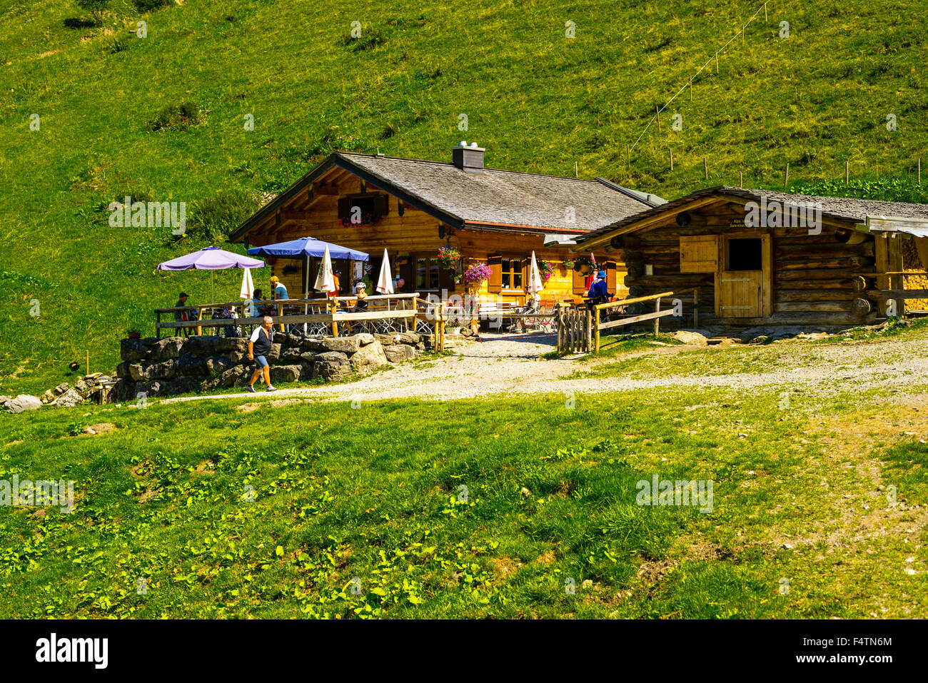 Alps hut hi-res stock photography and images - Alamy