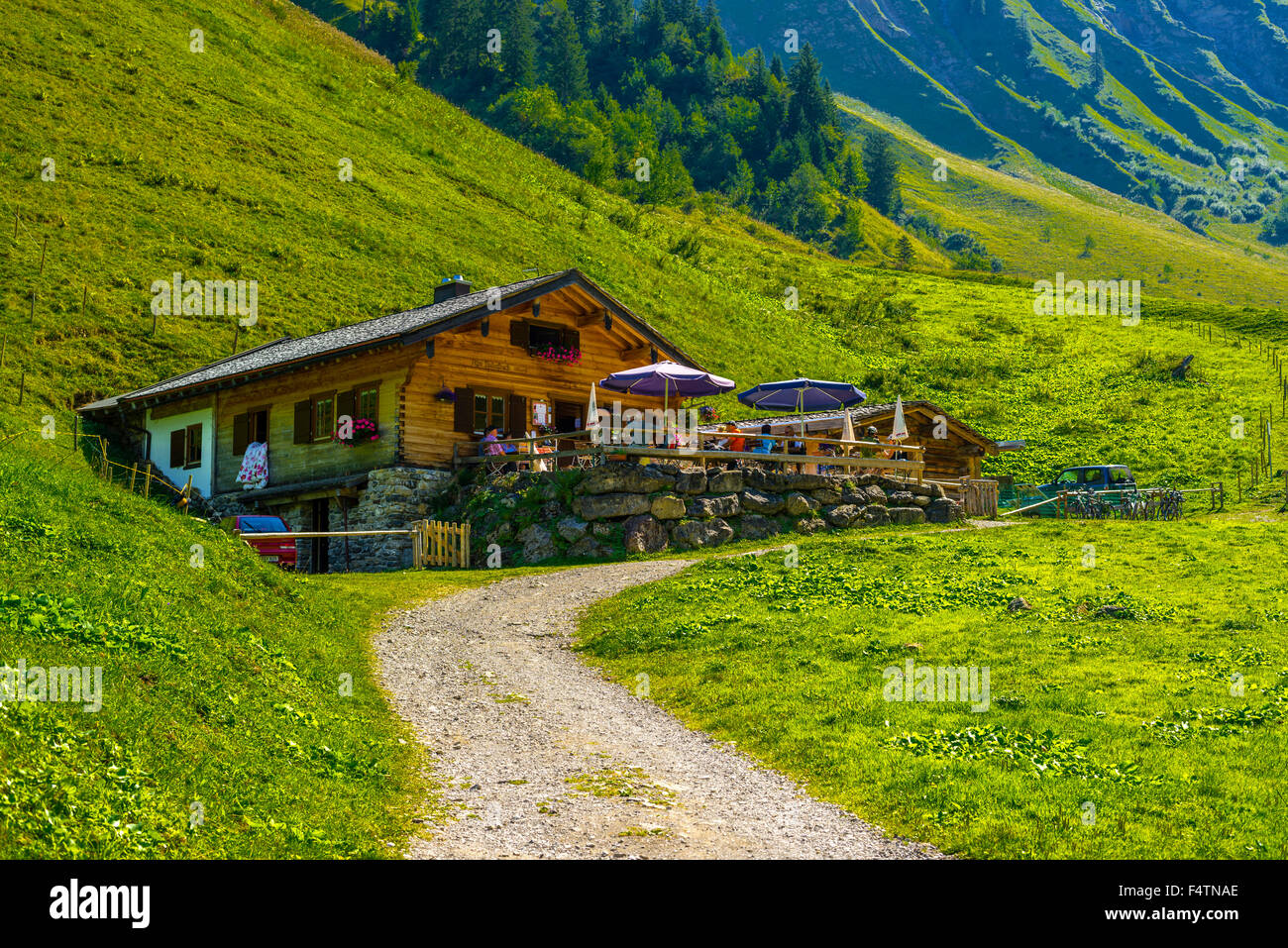Alps hut hi-res stock photography and images - Alamy