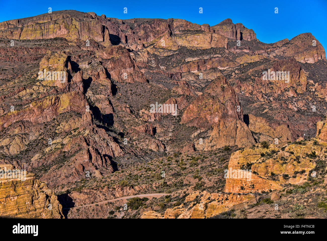 tonto, national forest, Arizona, USA, America, rocks, landscape Stock ...