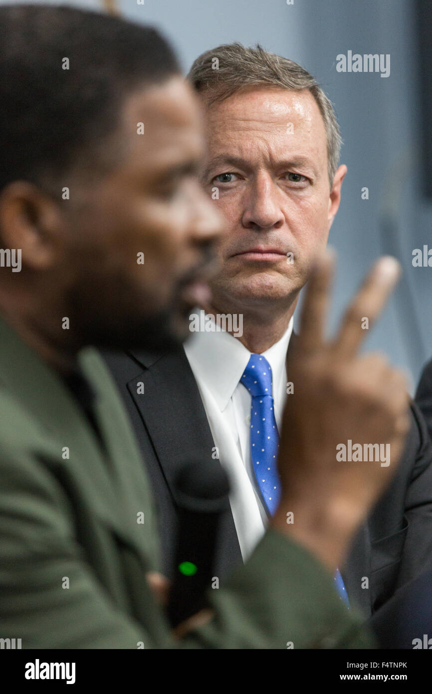 North Charleston, South Carolina, USA. 22nd Oct, 2015. Former Maryland Governor and Democratic ...