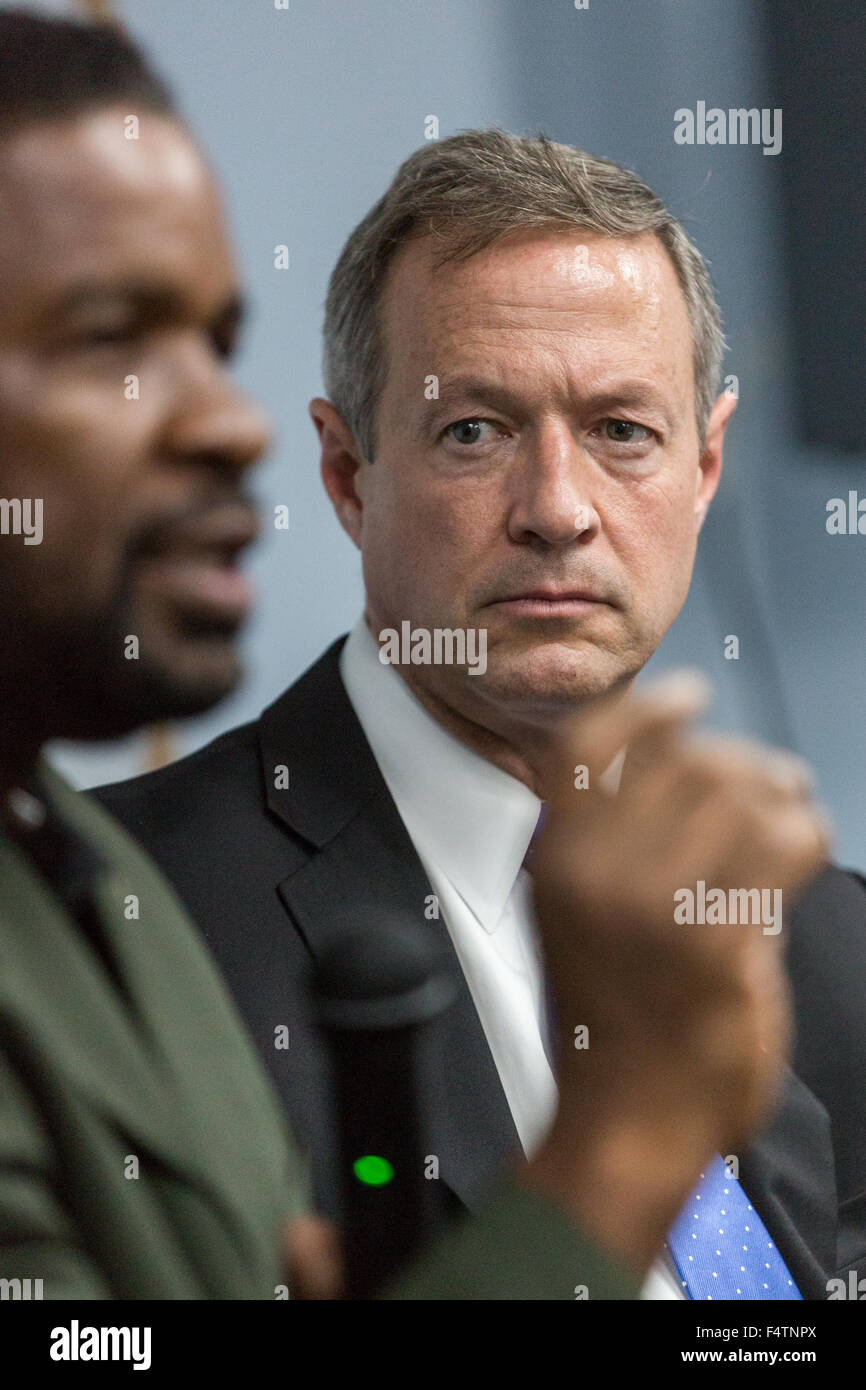 North Charleston, South Carolina, USA. 22nd Oct, 2015. Former Maryland Governor and Democratic ...