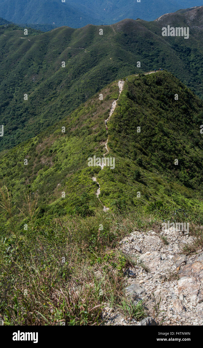 Hiking in New Territories, Hong Kong, via Sharp Peak, Ham Tim Beach and ...