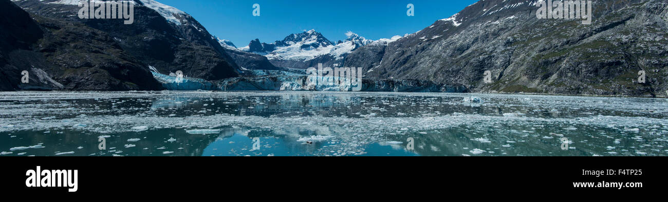 johns Hopkins glacier, glacier bay, national park, Alaska, USA, America ...