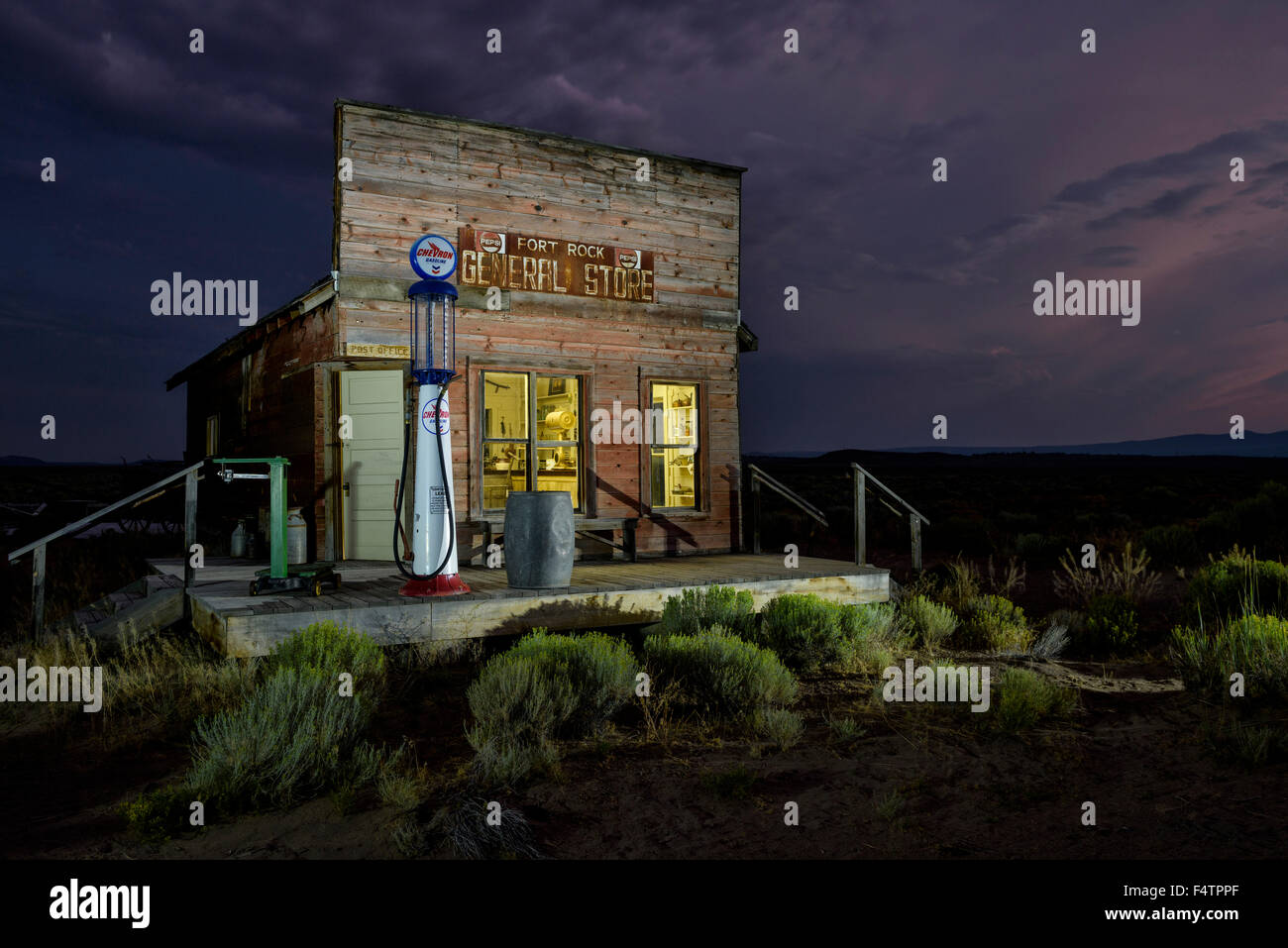 USA, Oregon, Fort Rock Homestead Museum Stock Photo - Alamy