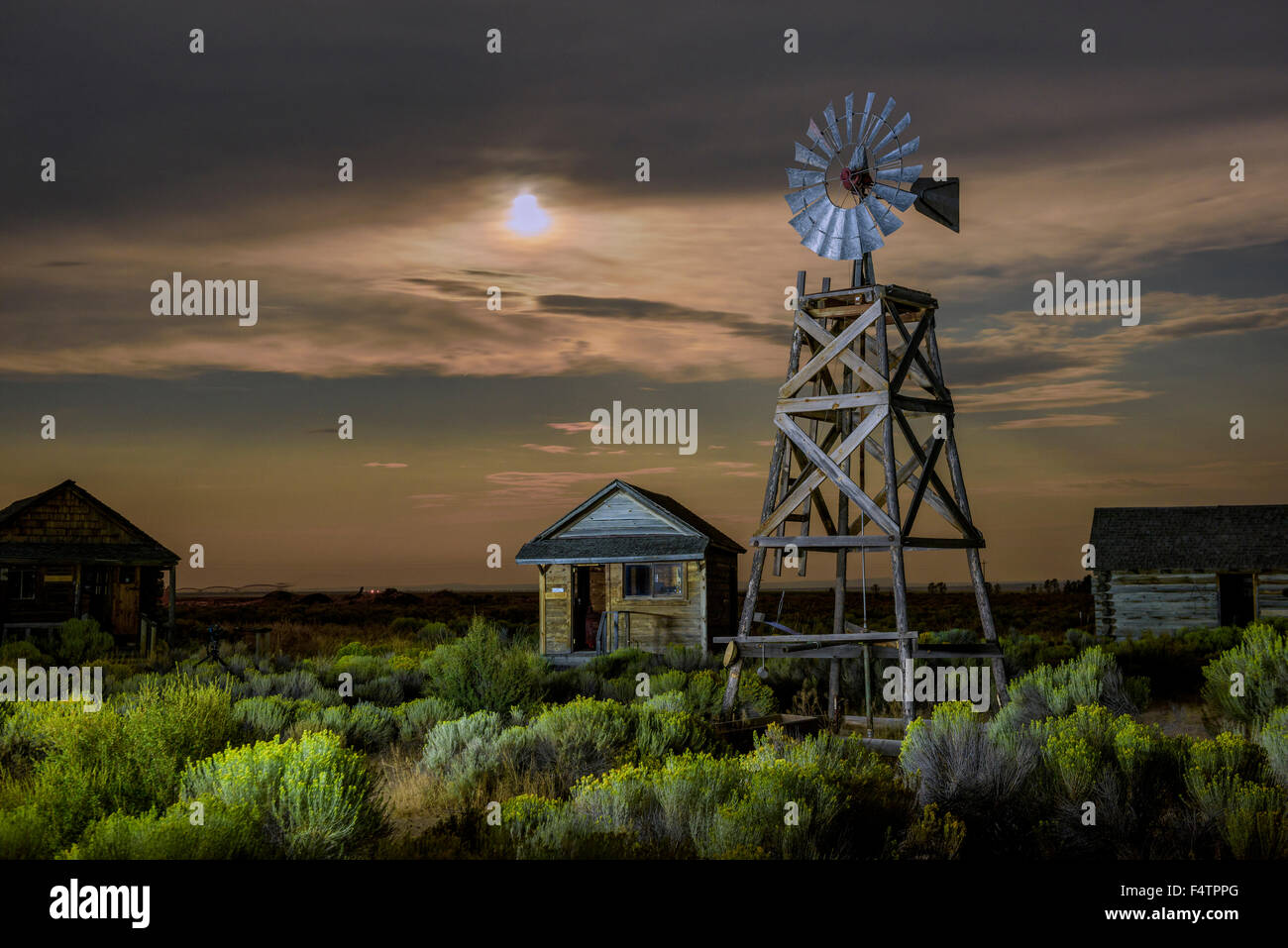USA, Oregon, Fort Rock Homestead Museum Stock Photo - Alamy