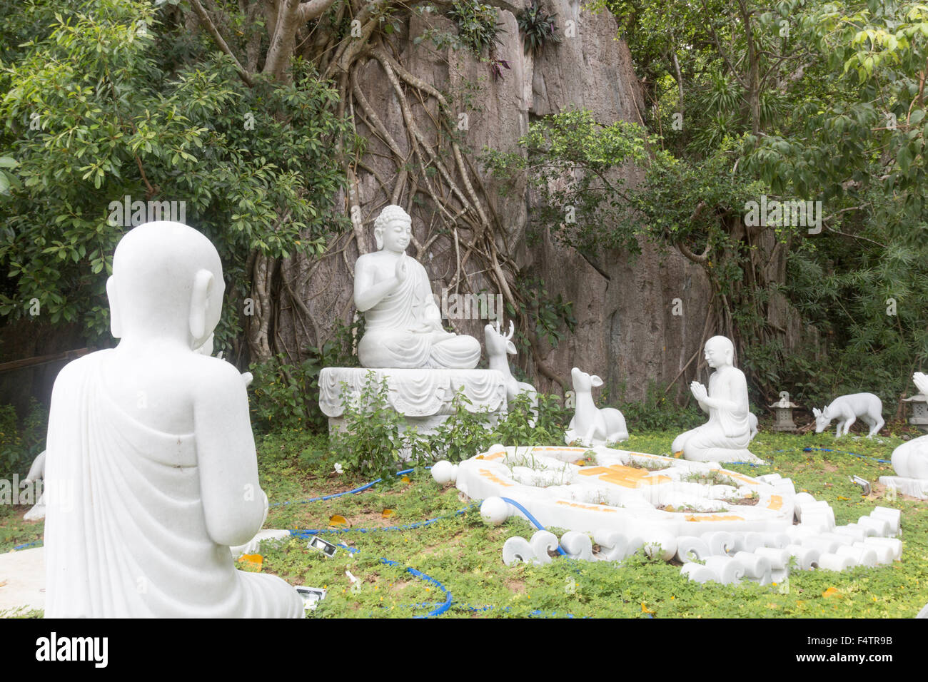 Marble mountains is a cluster of five marble and limestone hills ...