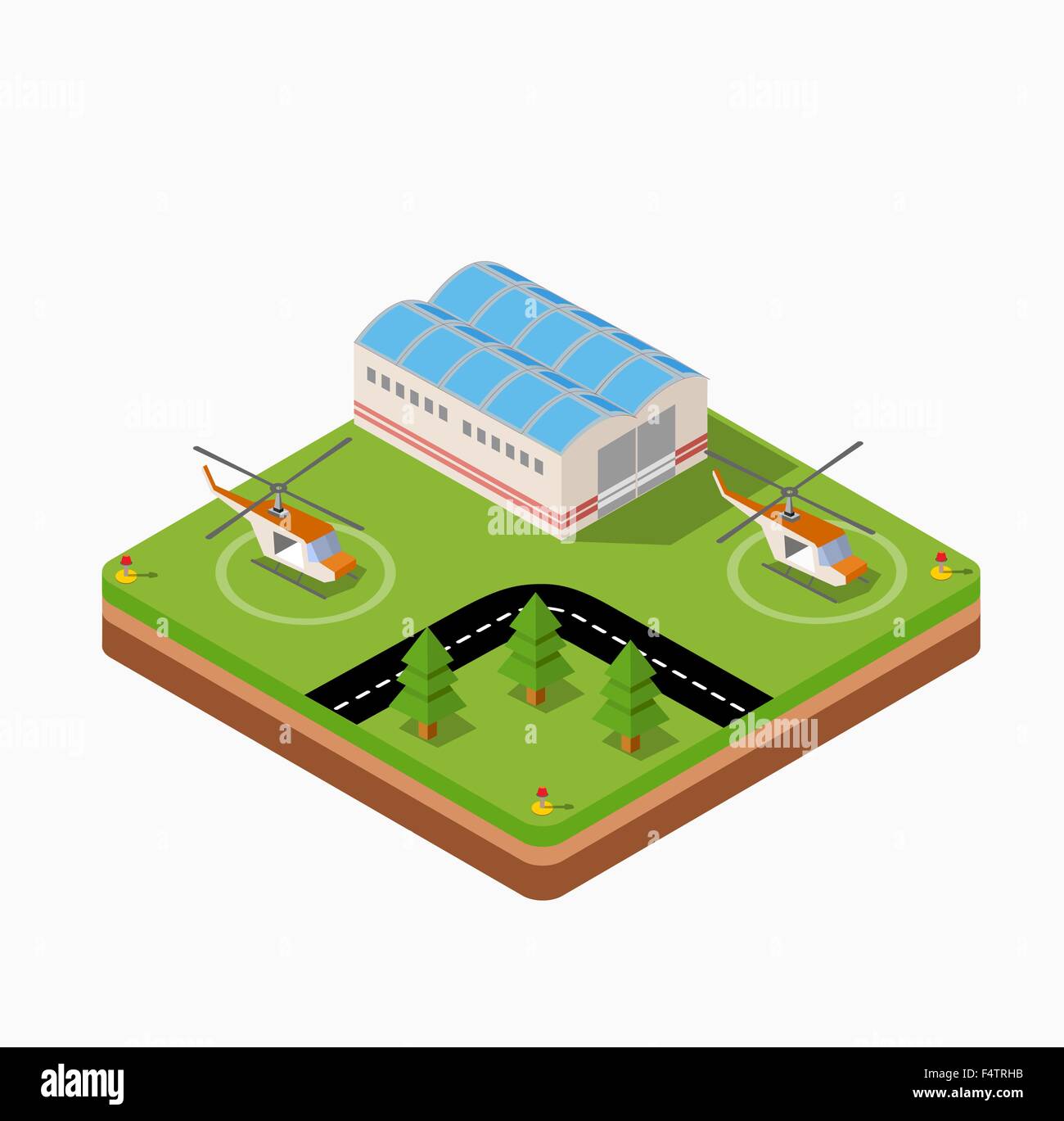 Building an air traffic control tower Cut Out Stock Images & Pictures ...