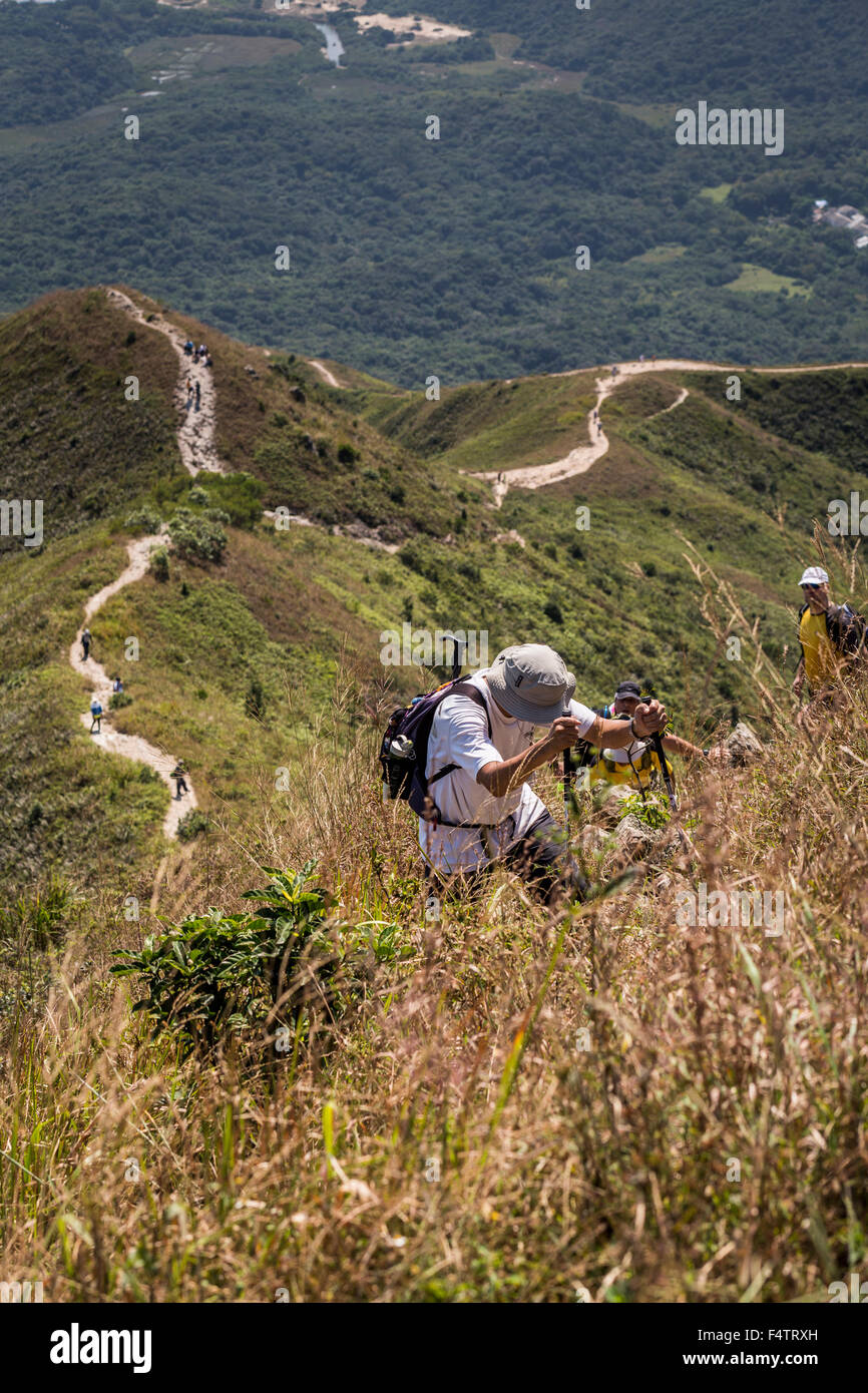 Hiking in New Territories, Hong Kong, via Sharp Peak, Ham Tim Beach and ...