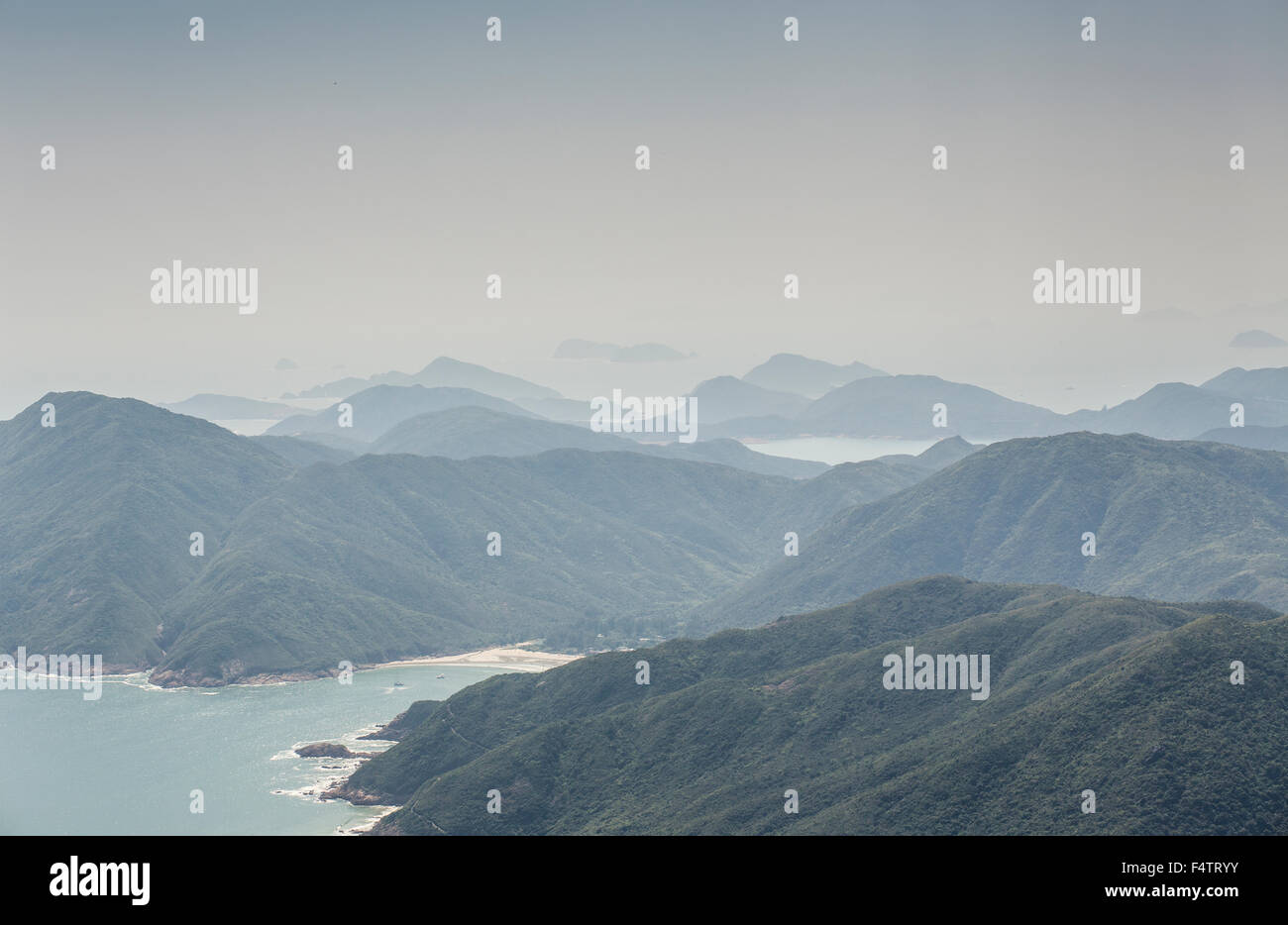 Hiking in New Territories, Hong Kong, via Sharp Peak, Ham Tim Beach and ...