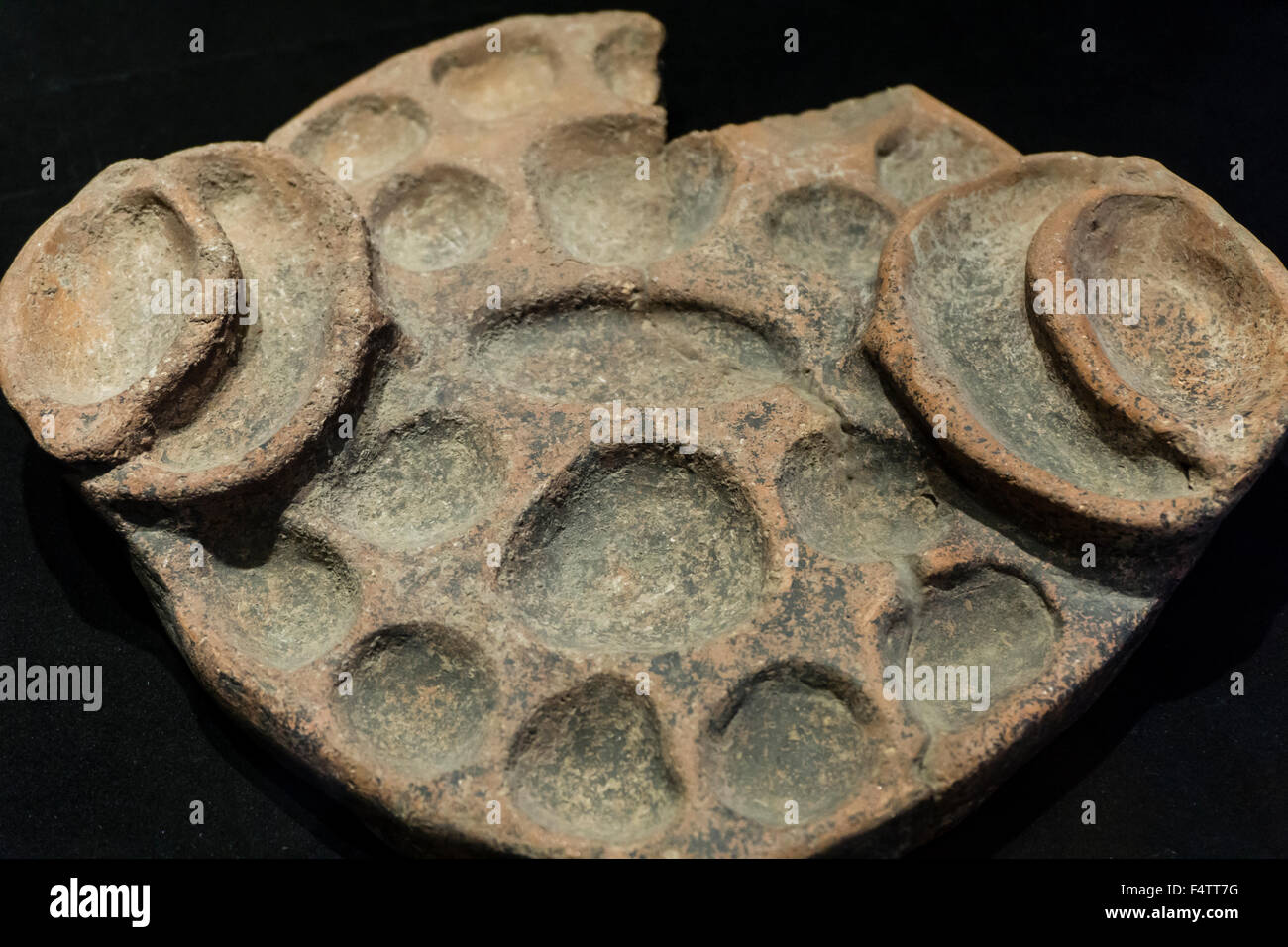 Yupana (pre-columbian artifact) in the museum of Caraz. Ancash, Peru ...