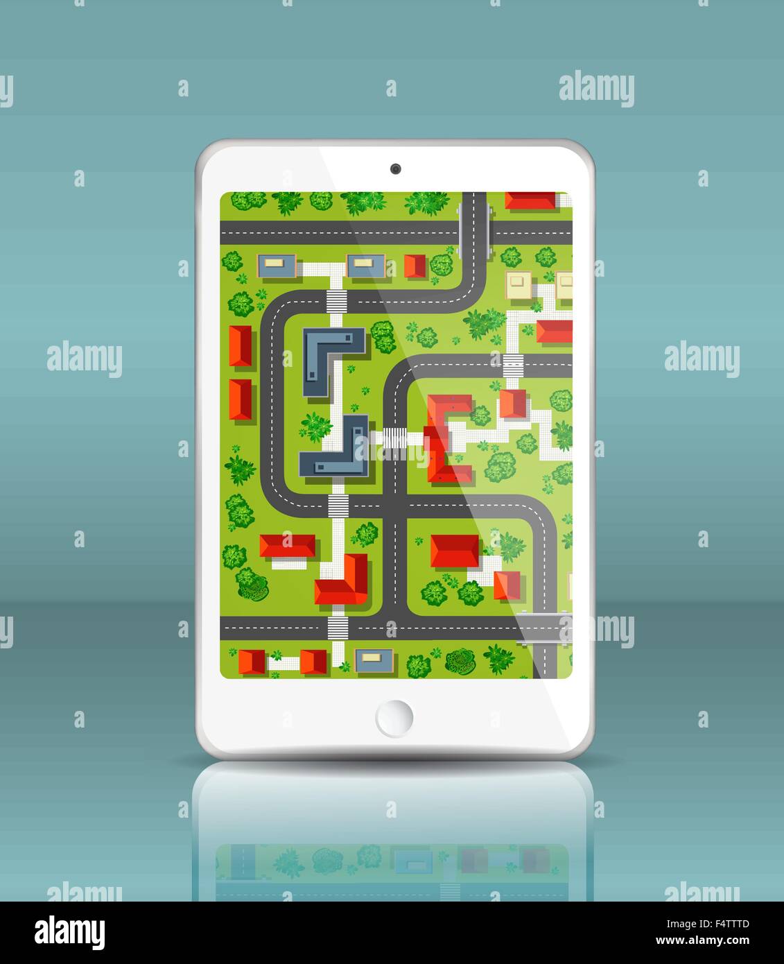 Mobile phone car roof Stock Vector Images - Alamy