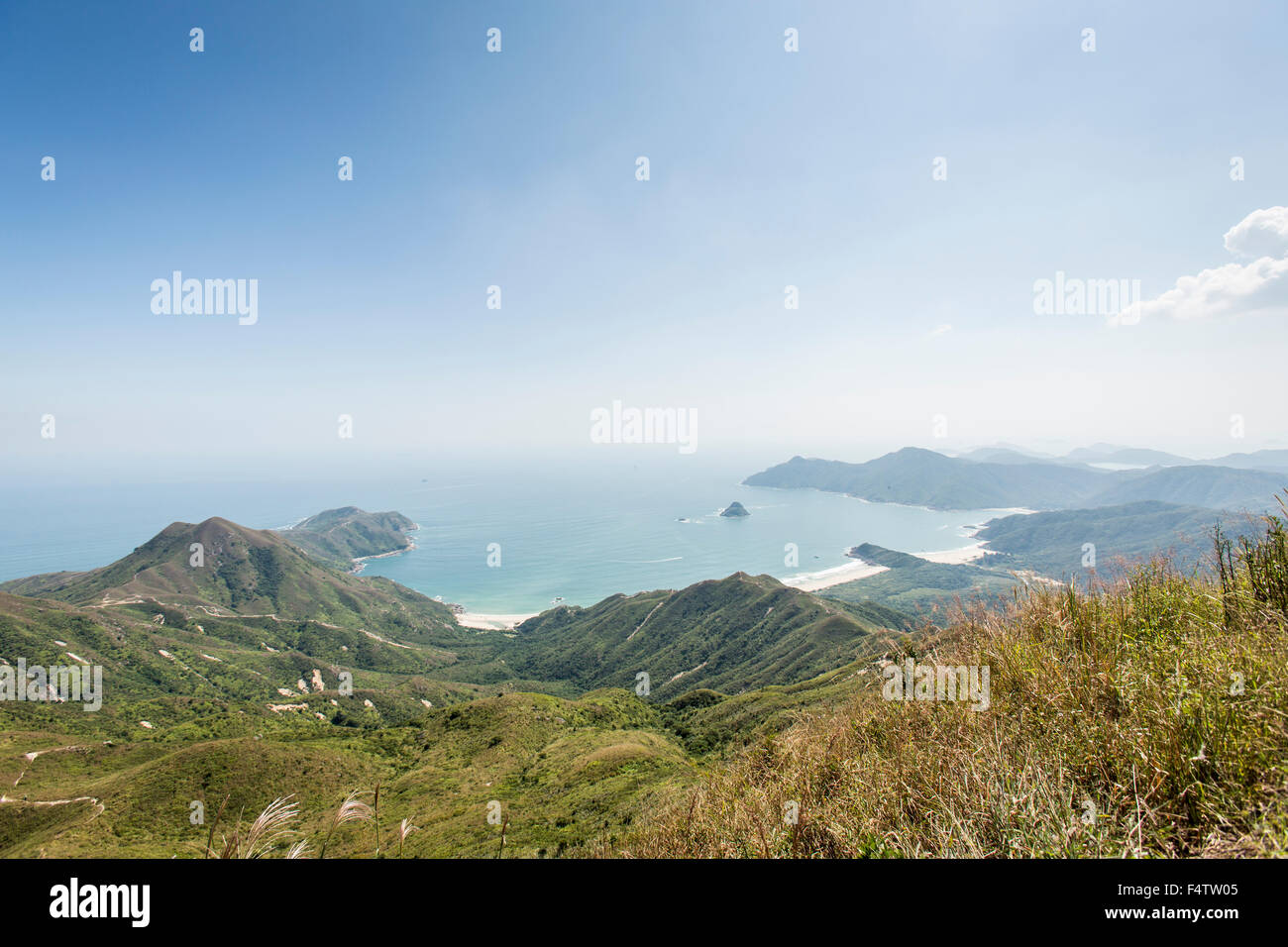 Hiking in New Territories, Hong Kong, via Sharp Peak, Ham Tim Beach and ...