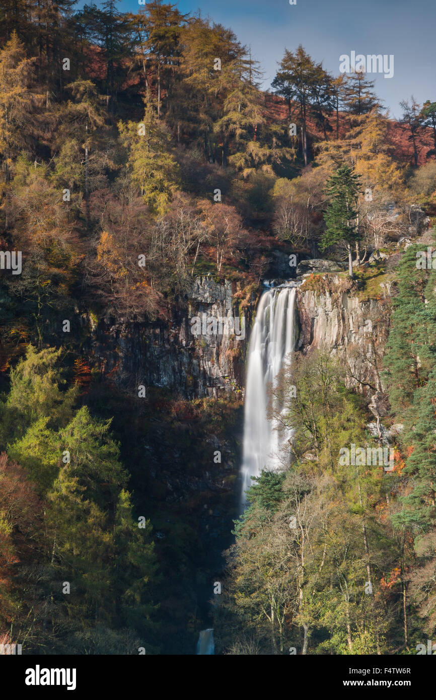 Pistyll Rhaeadr waterfall, Wales Stock Photo - Alamy