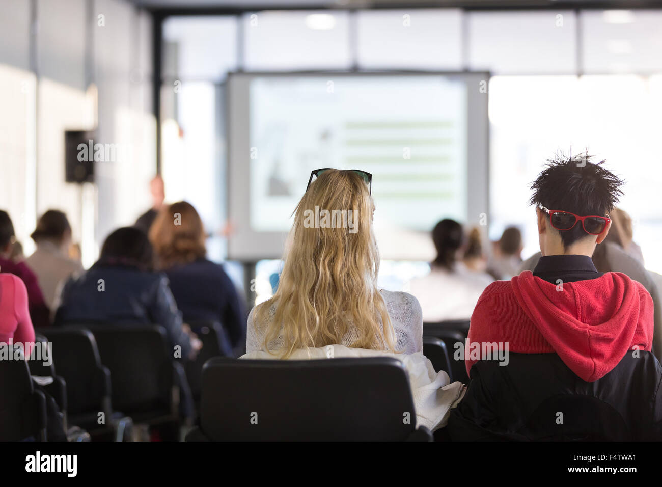 Lecture at university Stock Photo - Alamy