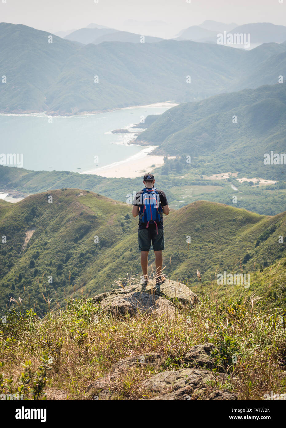 Hiking in New Territories, Hong Kong, via Sharp Peak, Ham Tim Beach and ...