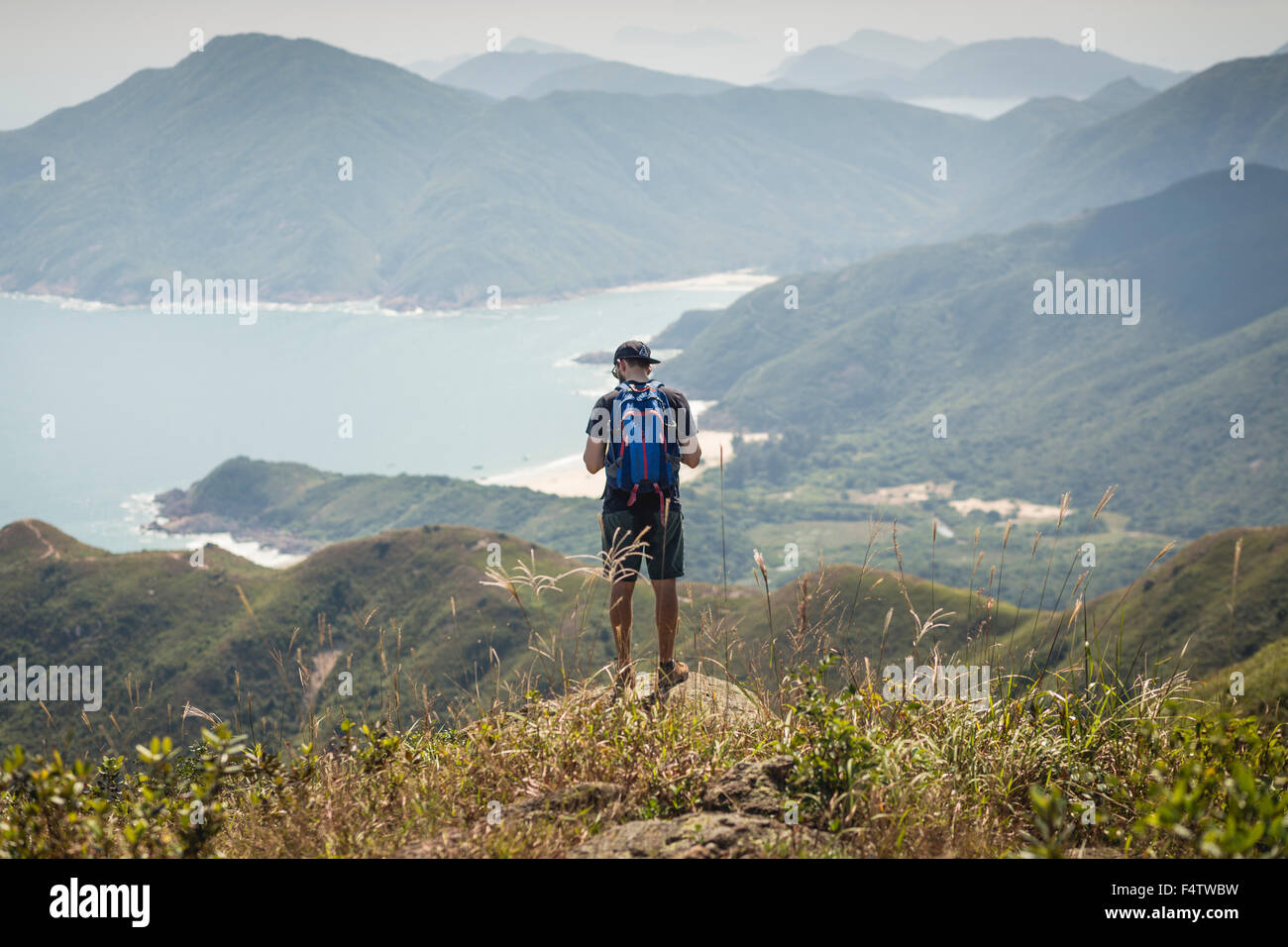 Hiking in New Territories, Hong Kong, via Sharp Peak, Ham Tim Beach and ...