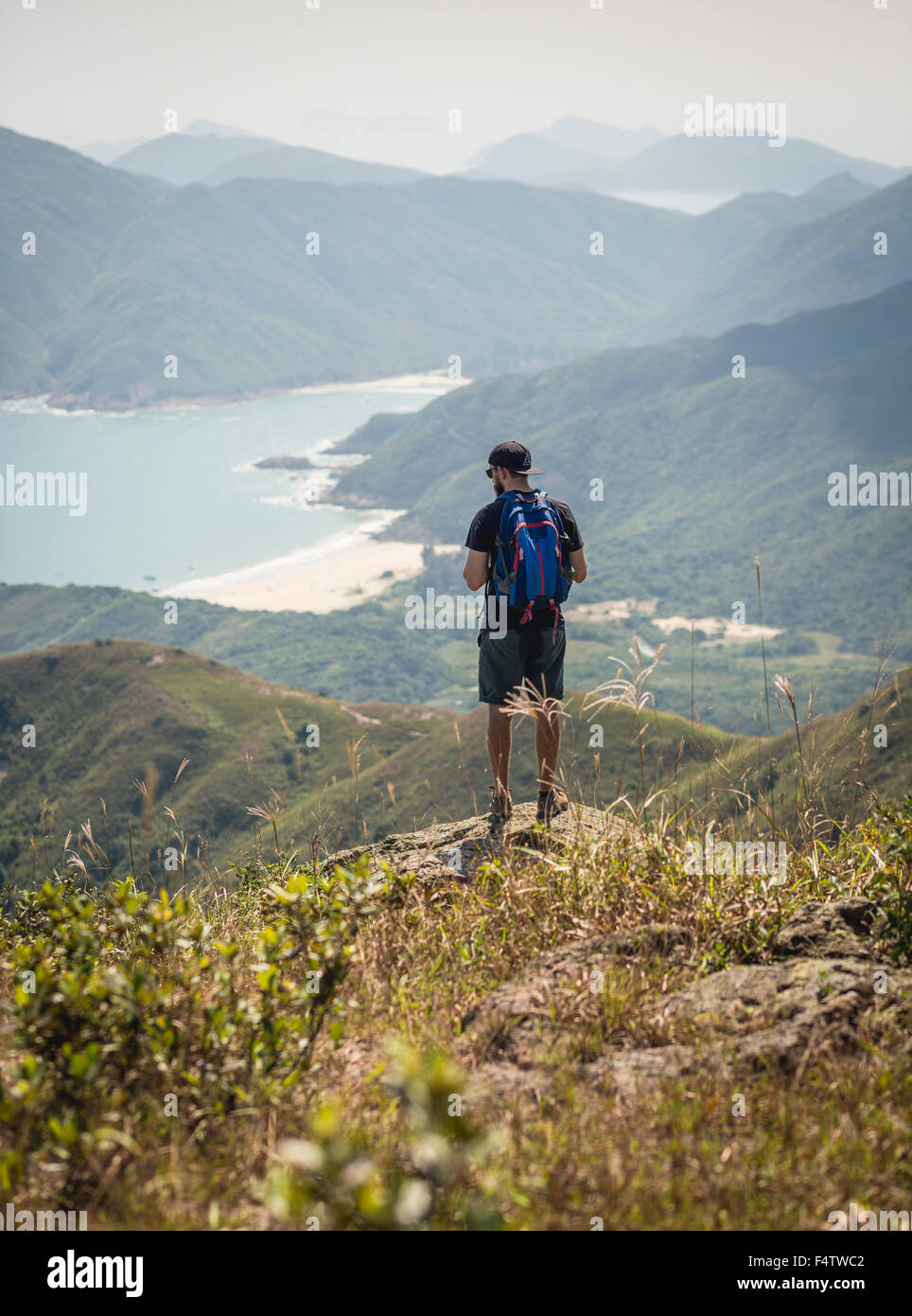 Hiking in New Territories, Hong Kong, via Sharp Peak, Ham Tim Beach and ...